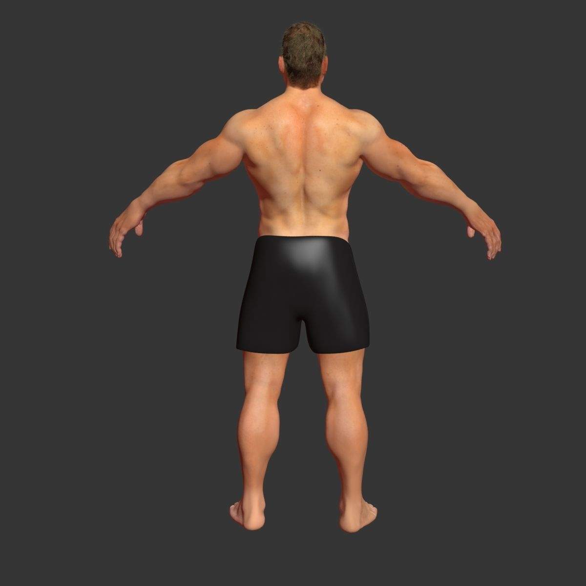 Male Base Mesh - 3D Model by dcbittorf