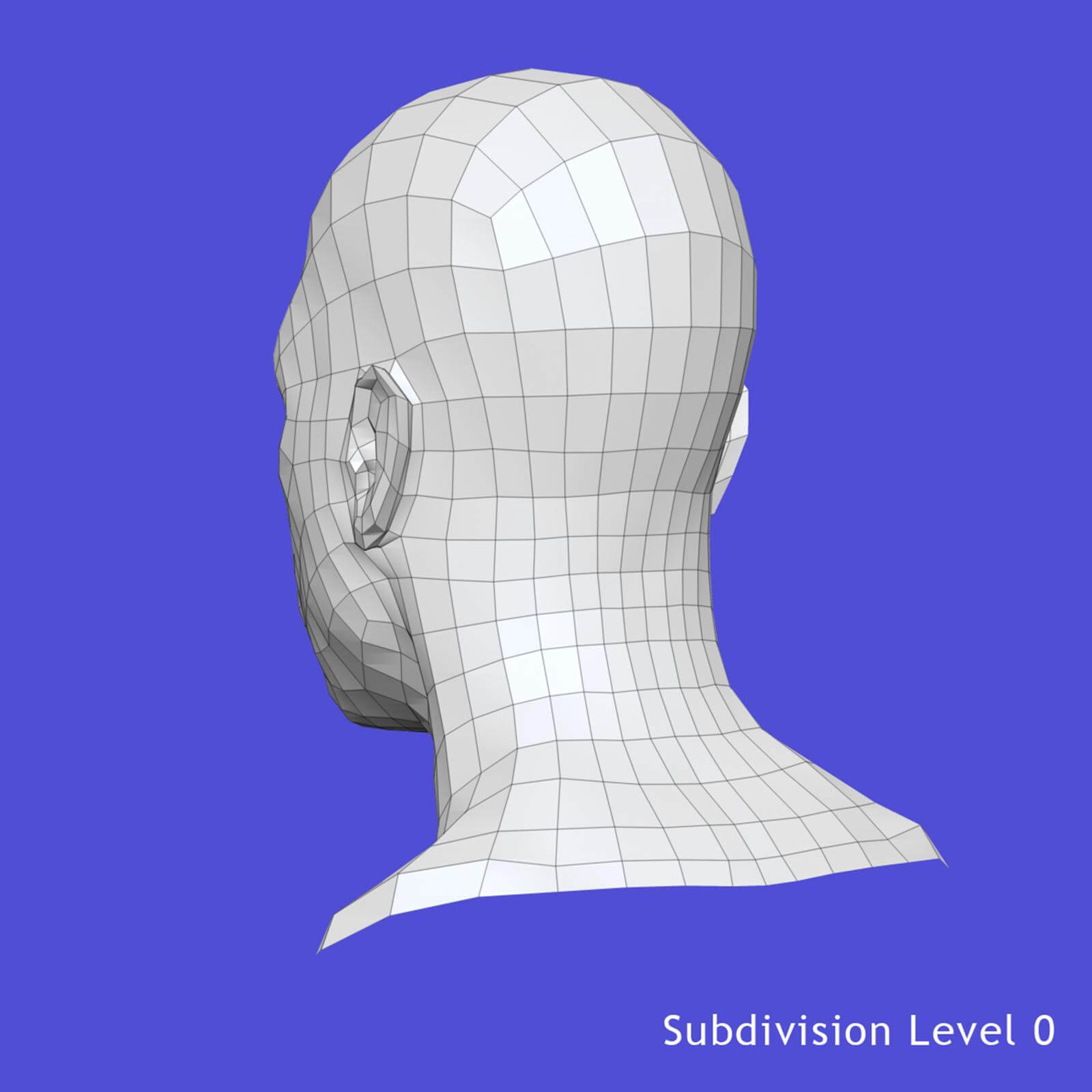 Male Face - 3D Model by dcbittorf