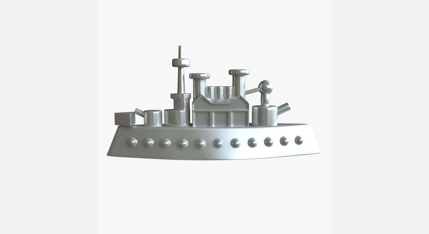 Monopoly Battleship - 3D Model by dcbittorf