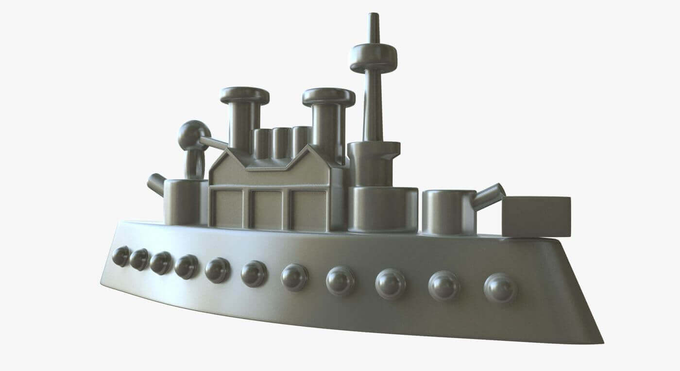 Monopoly Battleship - 3D Model by dcbittorf