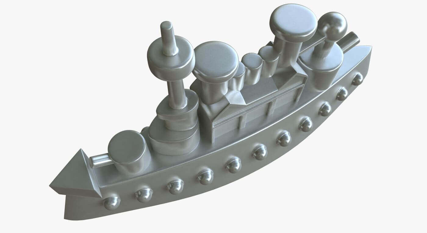 Monopoly Battleship - 3D Model by dcbittorf