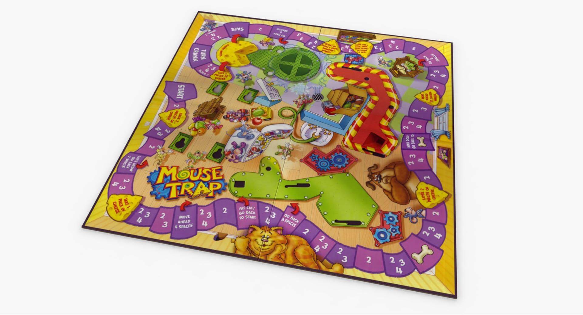 Mouse Trap Game - 3D Model by dcbittorf