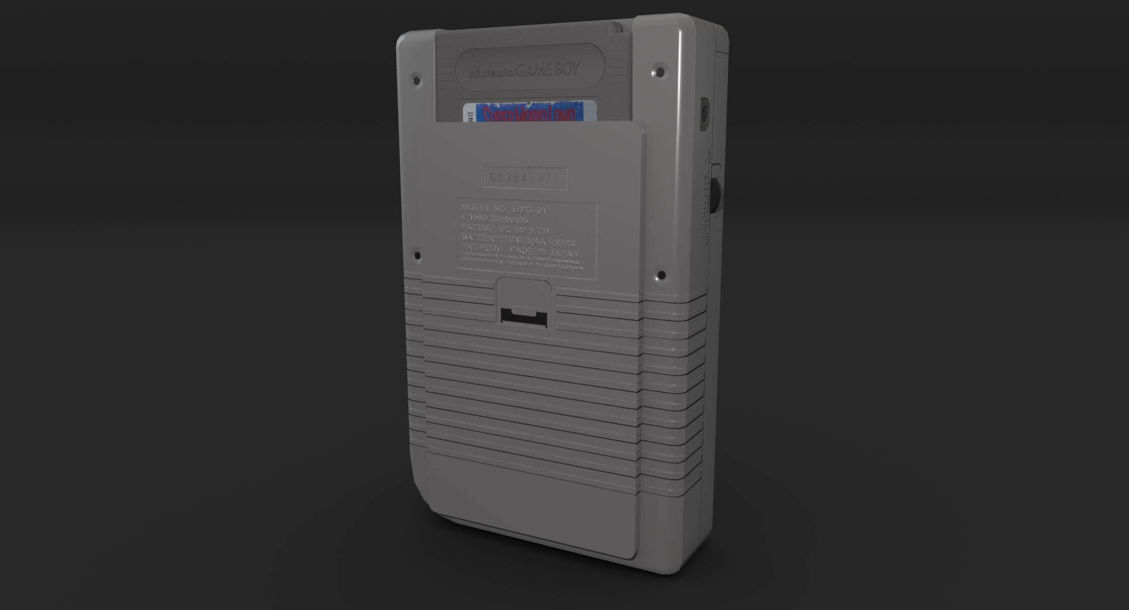 Nintendo Game Boy - 3D Model by dcbittorf