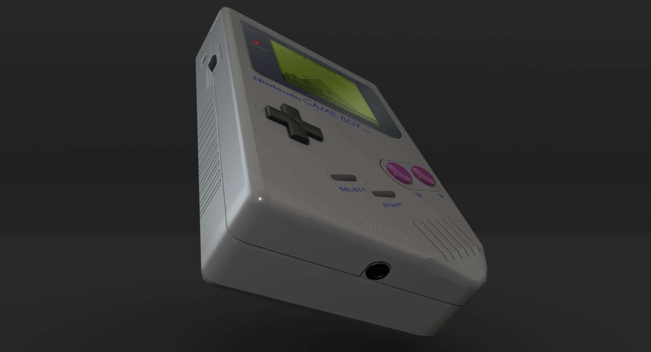 Nintendo Game Boy - 3D Model by dcbittorf