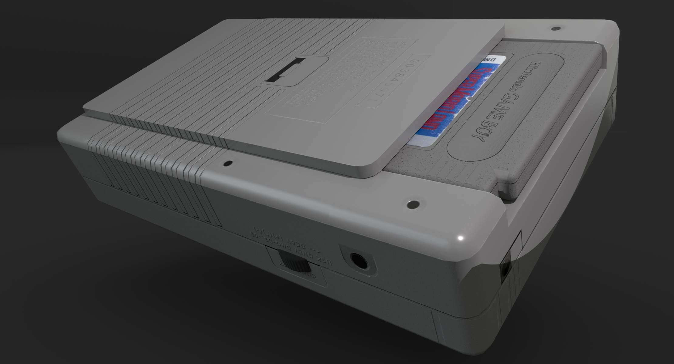 Nintendo Game Boy - 3D Model by dcbittorf