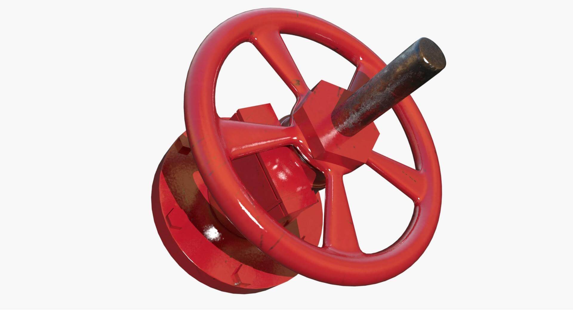 Painted Pipe Crank - 3D Model by dcbittorf