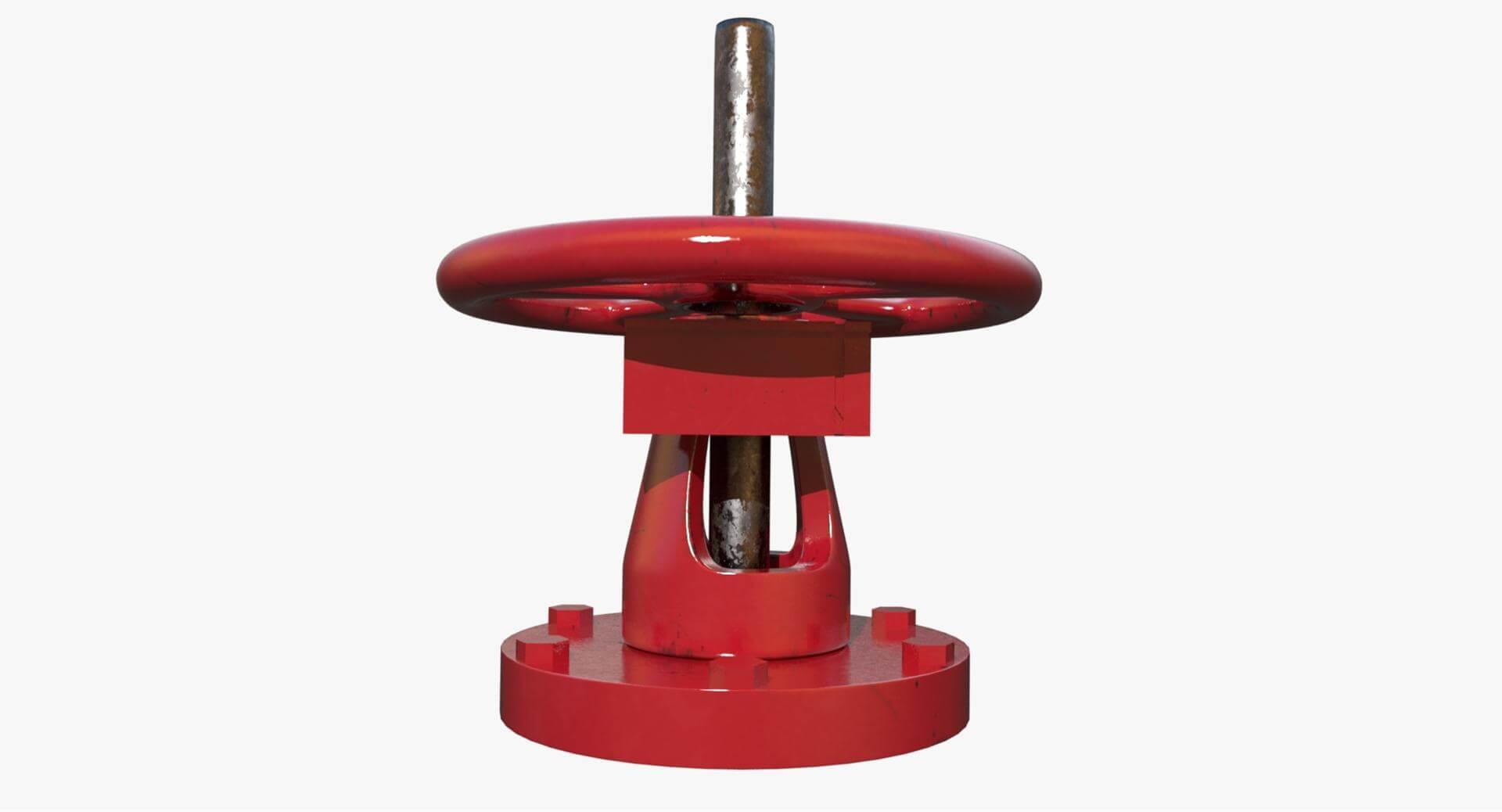 Painted Pipe Crank - 3D Model by dcbittorf