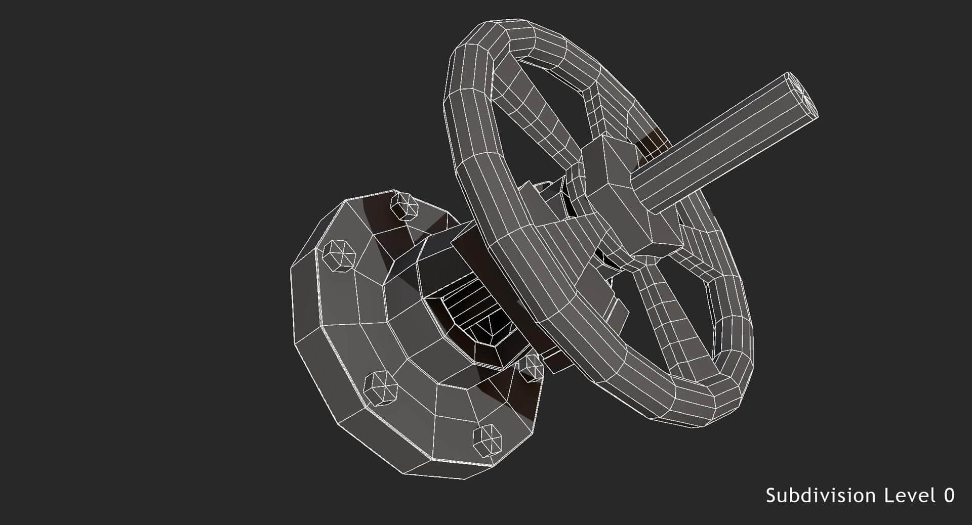 Painted Pipe Crank - 3D Model by dcbittorf