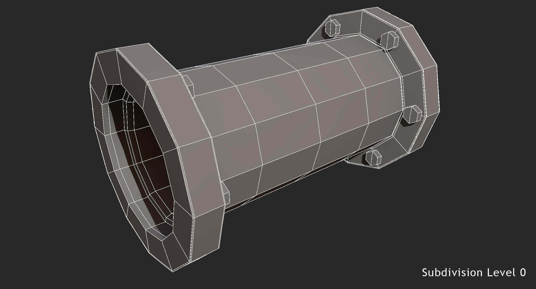Painted Straight Pipe - 3D Model by dcbittorf