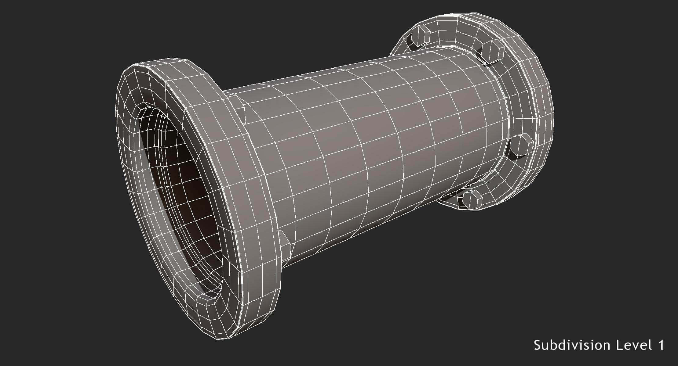 Painted Straight Pipe - 3D Model by dcbittorf
