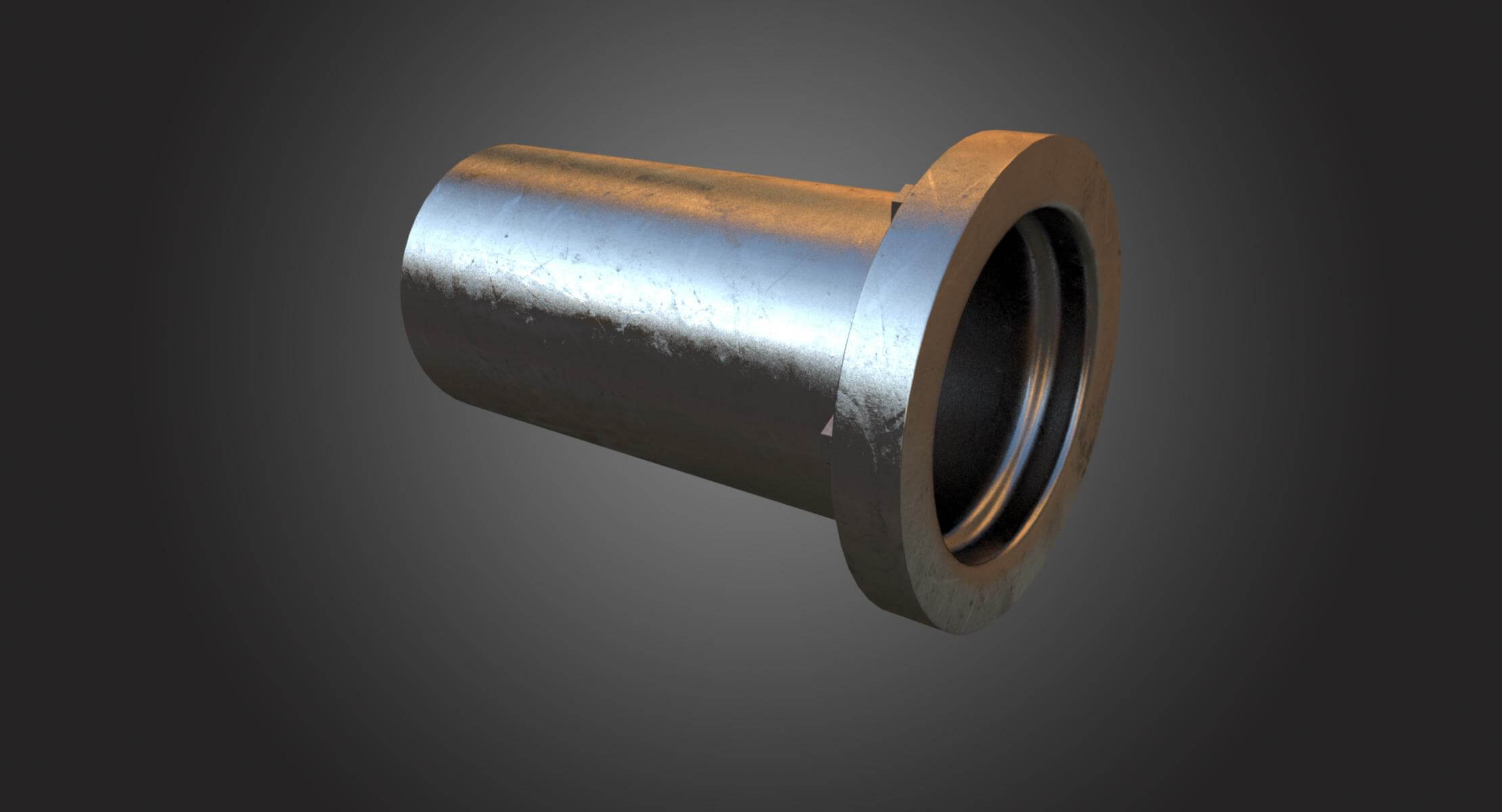 Steel Base Pipe - 3D Model by dcbittorf