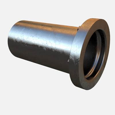 Steel Base Pipe - 3D Model by dcbittorf