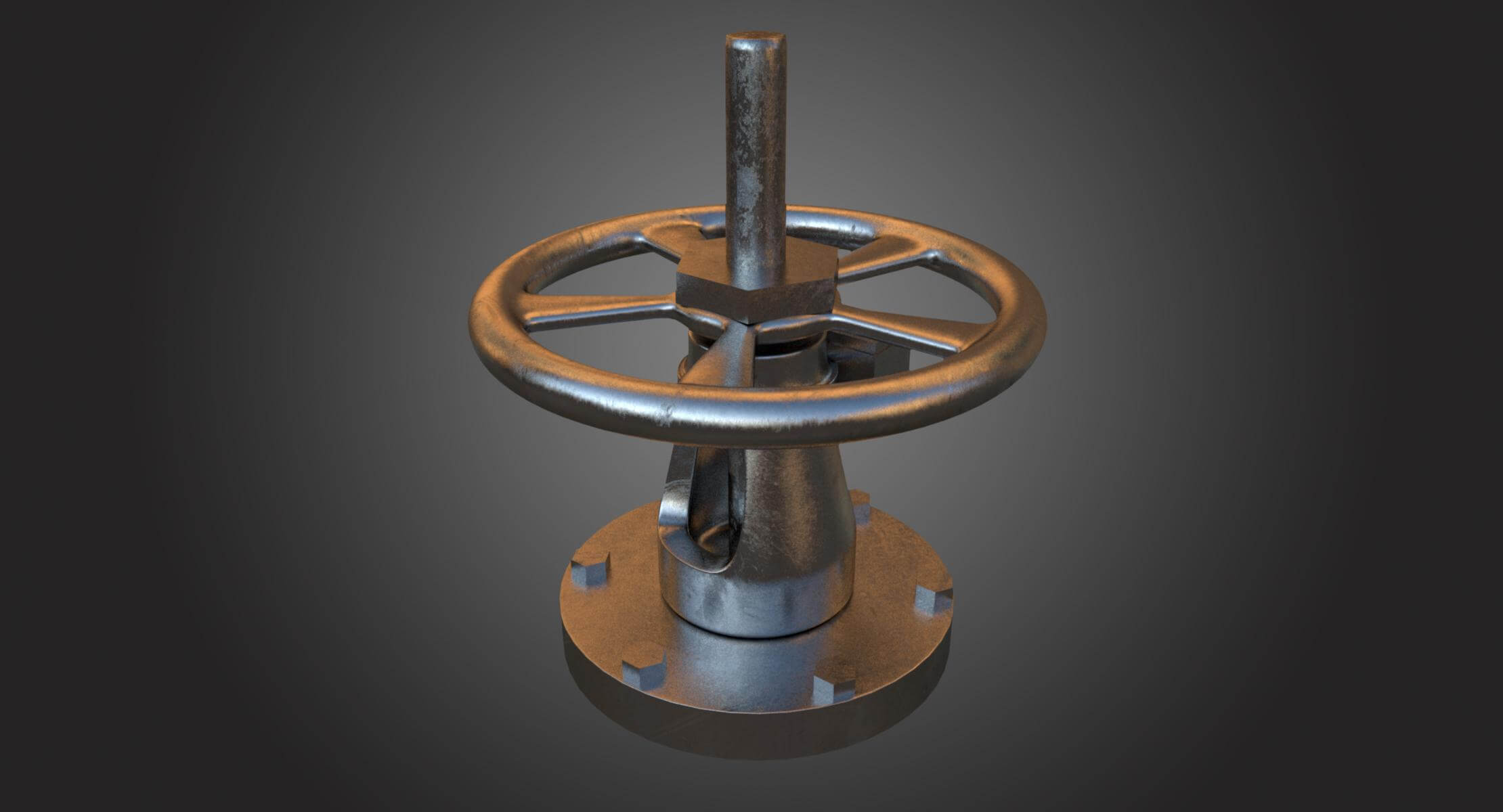 Steel Crank - 3D Model by dcbittorf