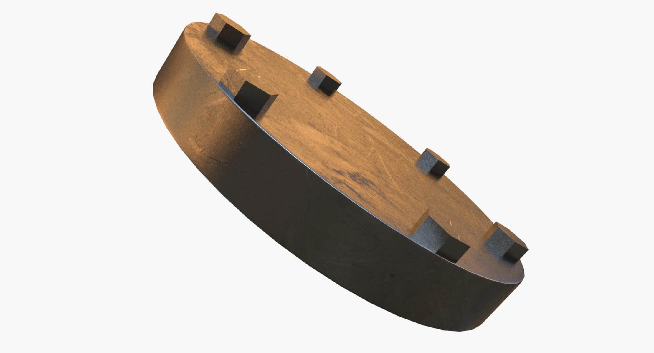 Steel Pipe Cap - 3D Model by dcbittorf