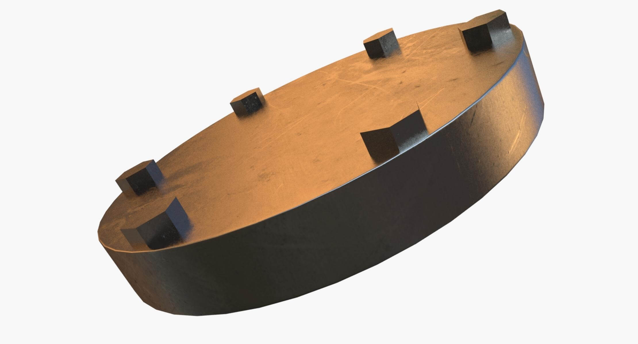 Steel Pipe Cap - 3D Model by dcbittorf