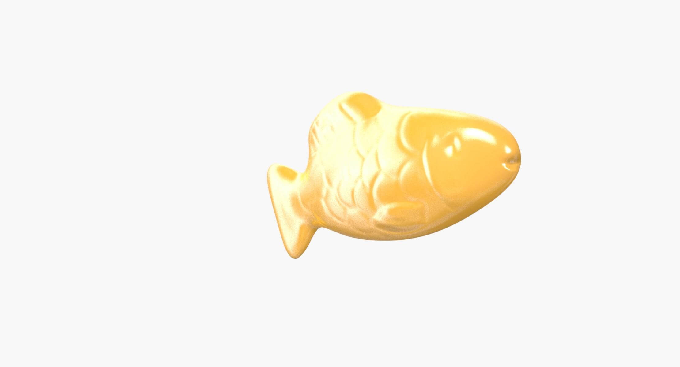 Swedish Fish Orange - 3D Model by dcbittorf