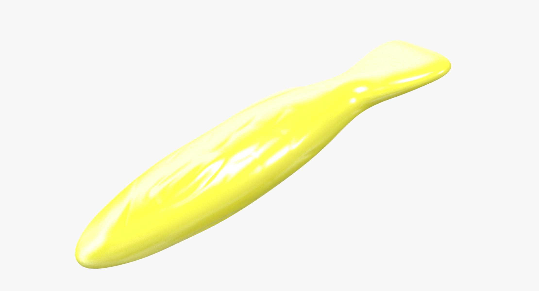 Swedish Fish Yellow - 3D Model by dcbittorf