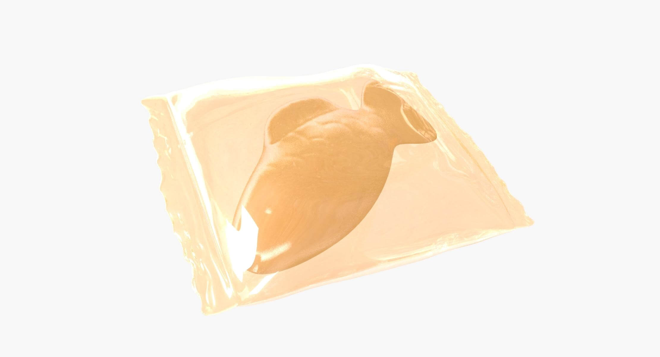 Wrapped Orange Swedish Fish - 3D Model by dcbittorf