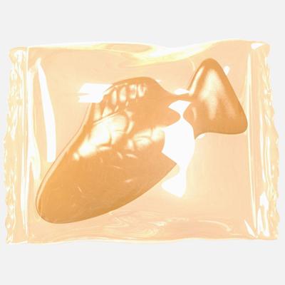 Wrapped Orange Swedish Fish - 3D Model by dcbittorf