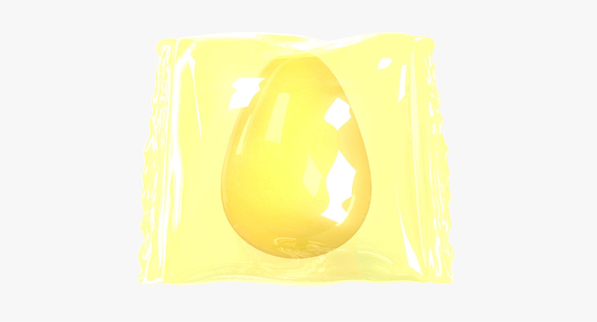 Wrapped Yellow Candy - 3D Model by dcbittorf