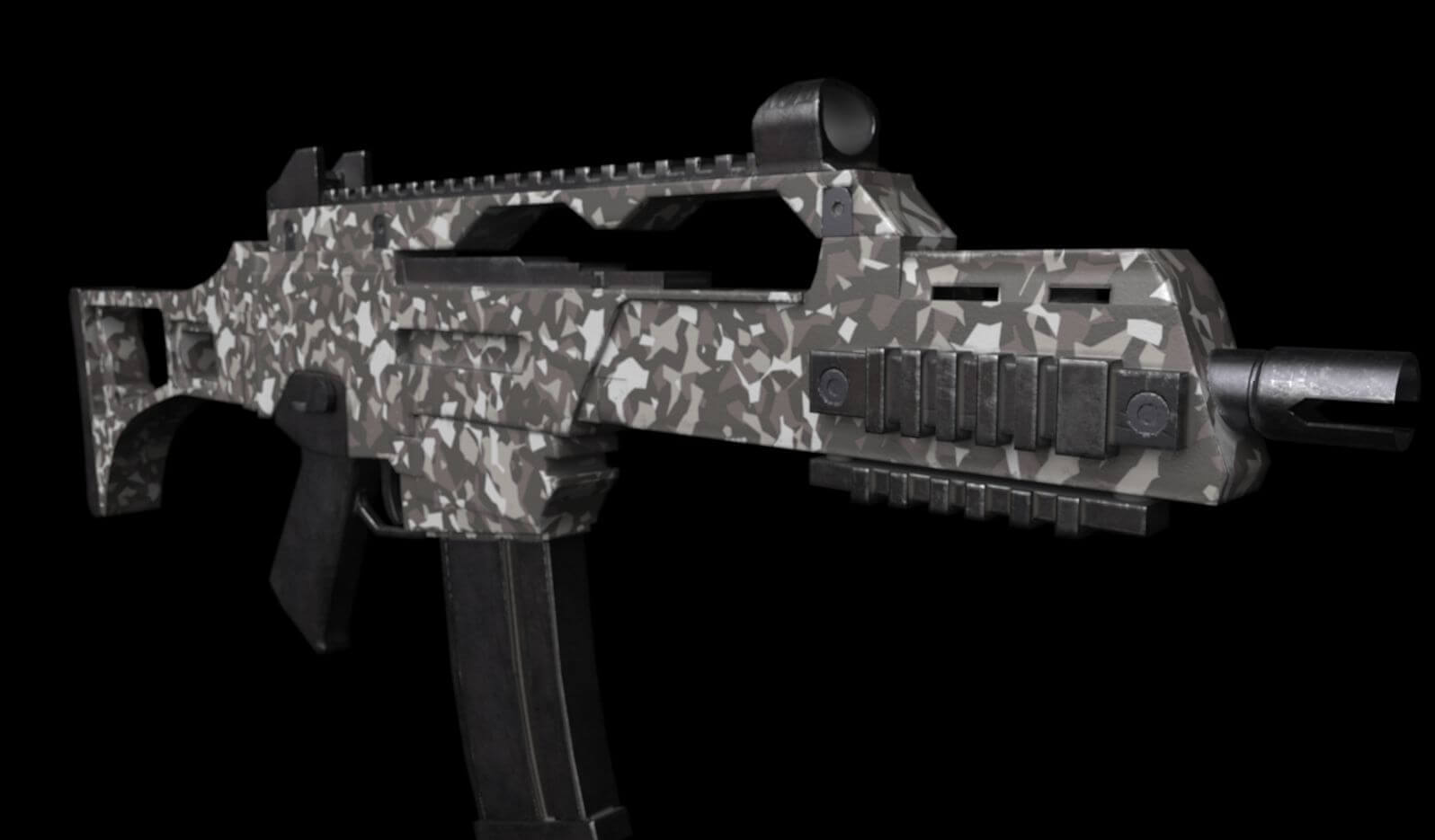 H&K G36C Assault Rifle - 3D Model by DeanPountain