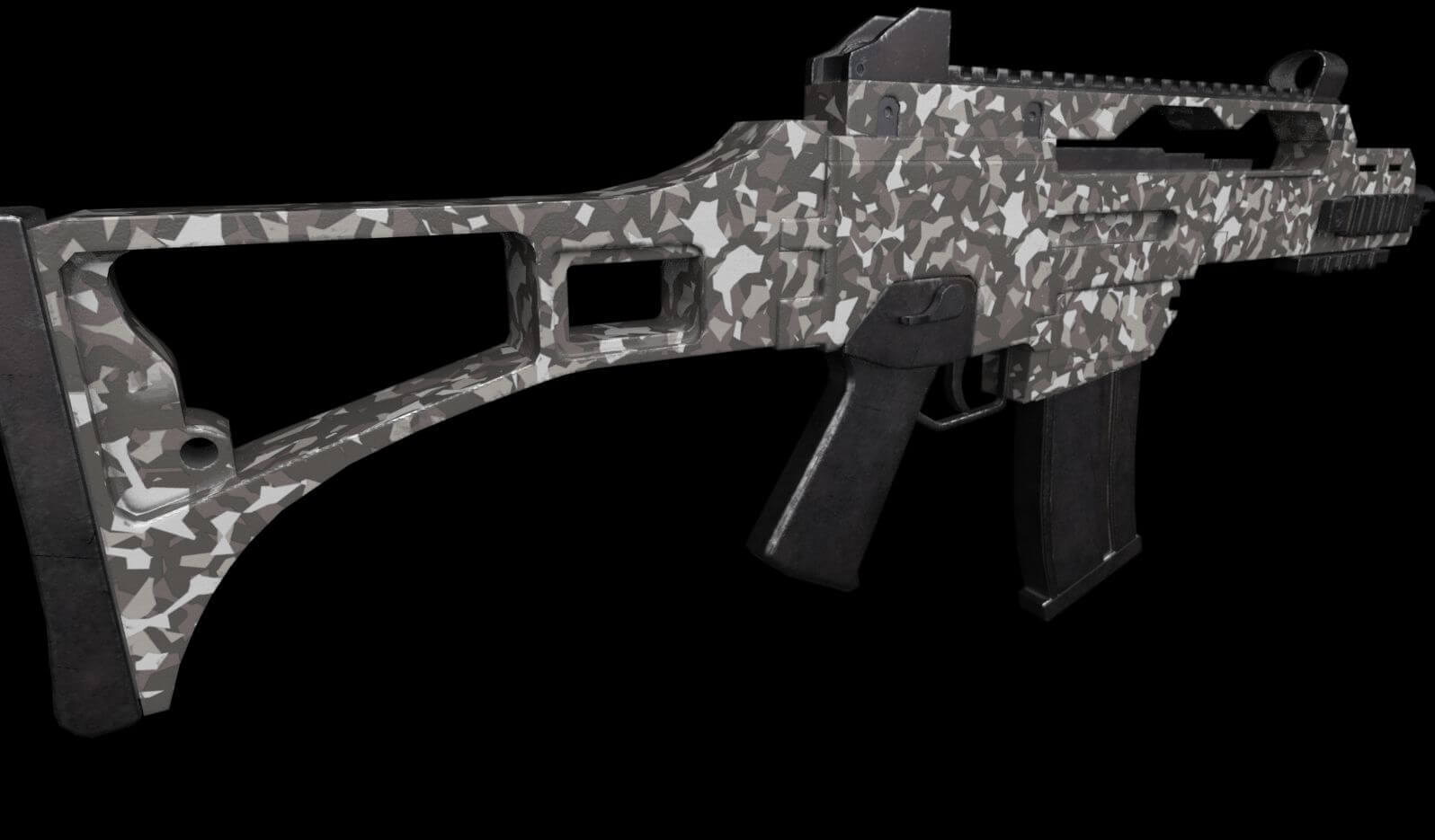 H&K G36C Assault Rifle - 3D Model by DeanPountain