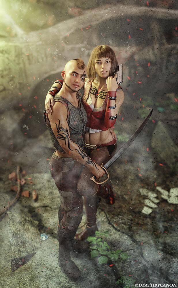 Igor & Edna 3D Render, Digital Art by deathbycanon