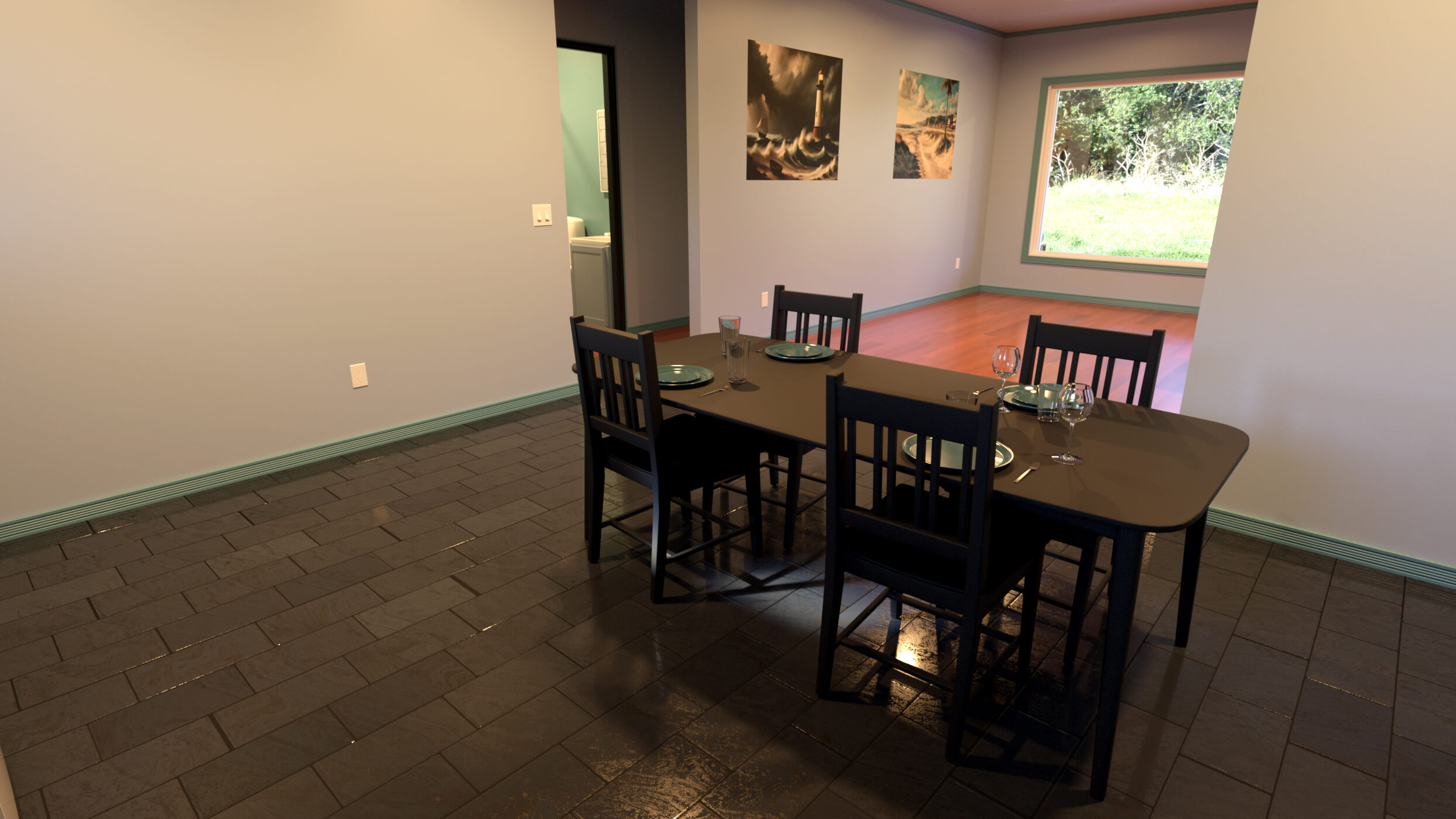 DD Three Bedroom House For Daz Studio by deathd