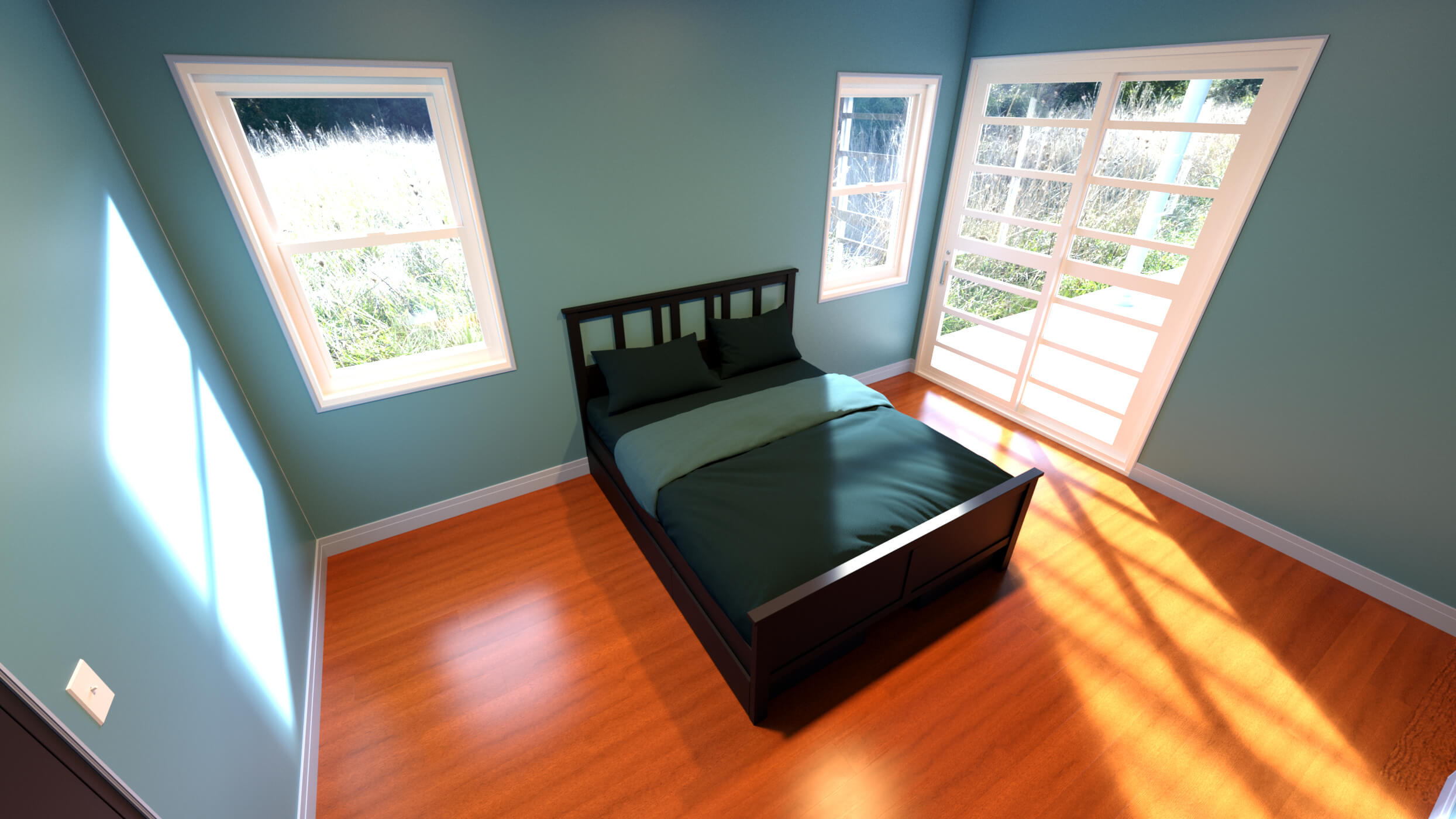 DD Three Bedroom House For Daz Studio by deathd