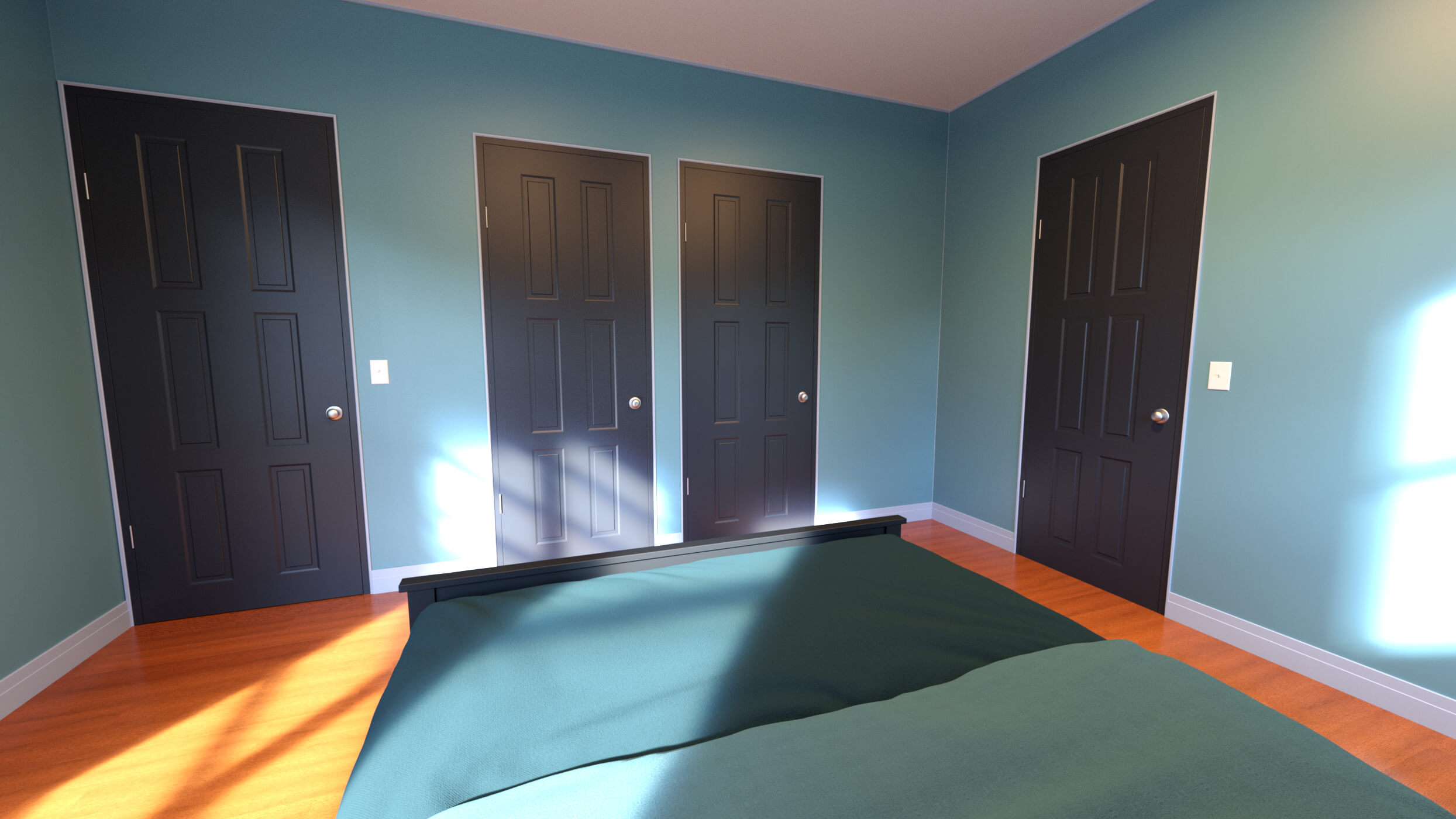 DD Three Bedroom House For Daz Studio by deathd