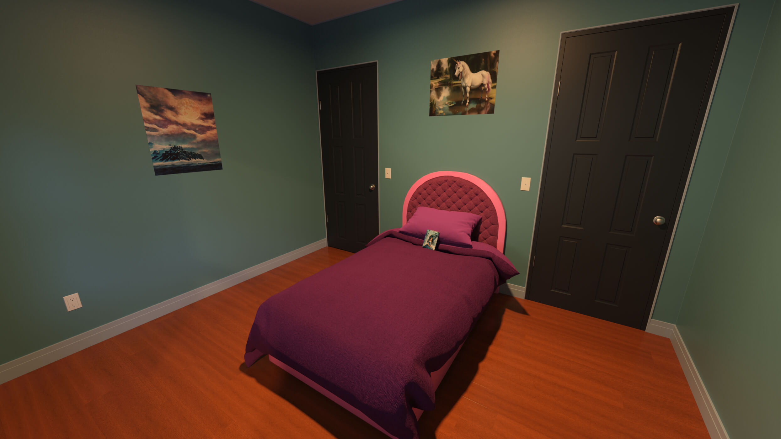 DD Three Bedroom House For Daz Studio by deathd