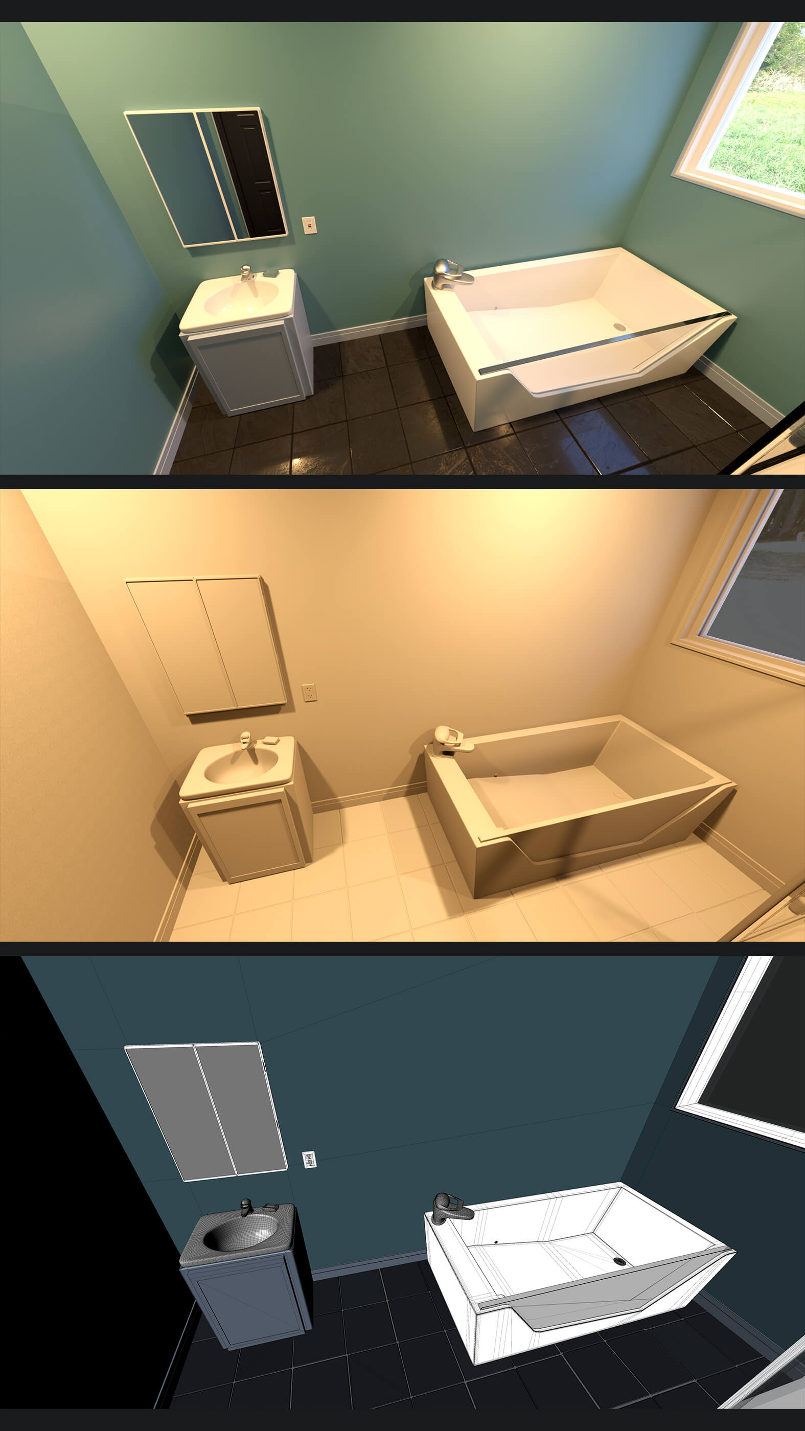 DD Three Bedroom House For Daz Studio by deathd