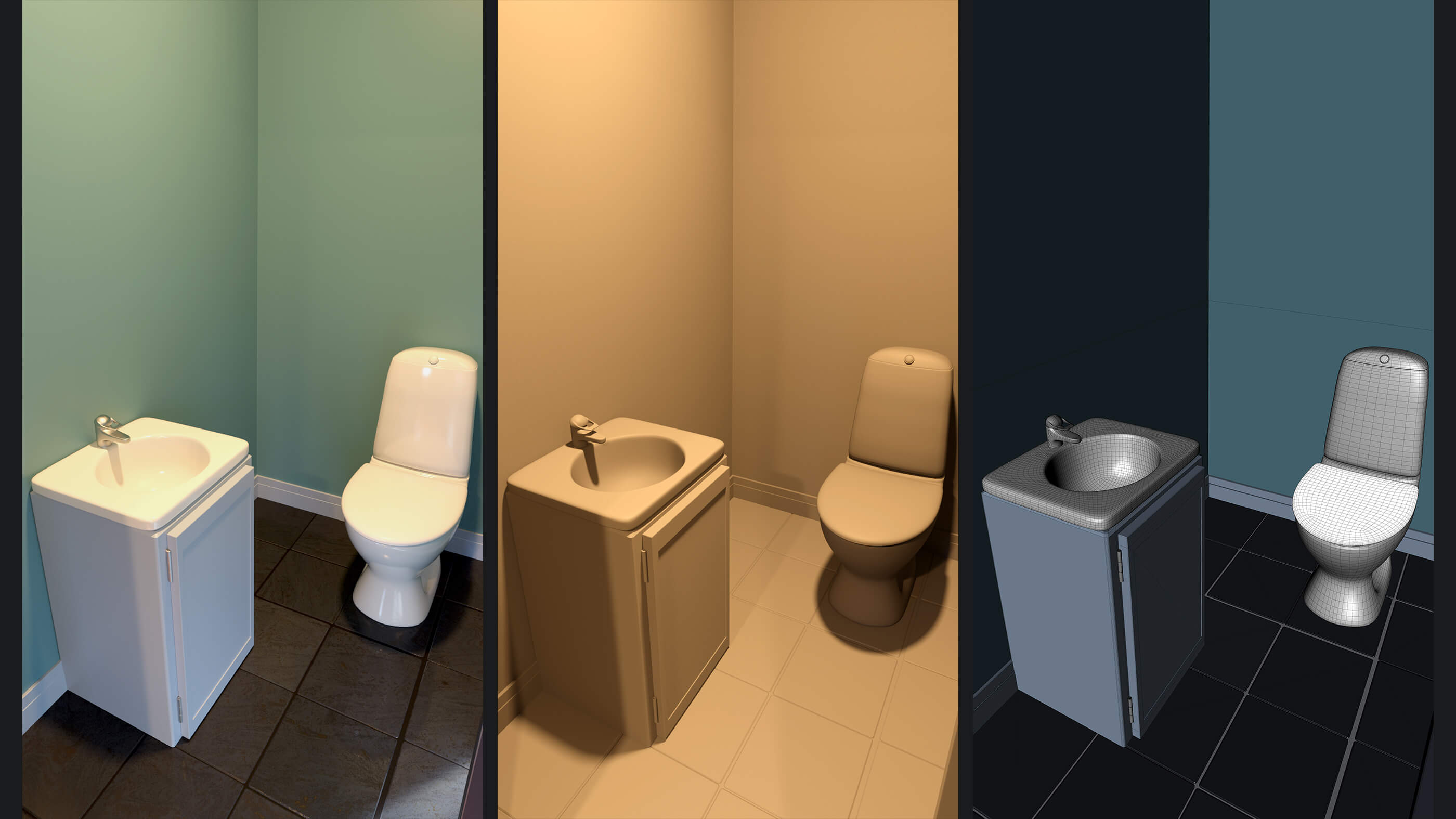 DD Three Bedroom House For Daz Studio by deathd