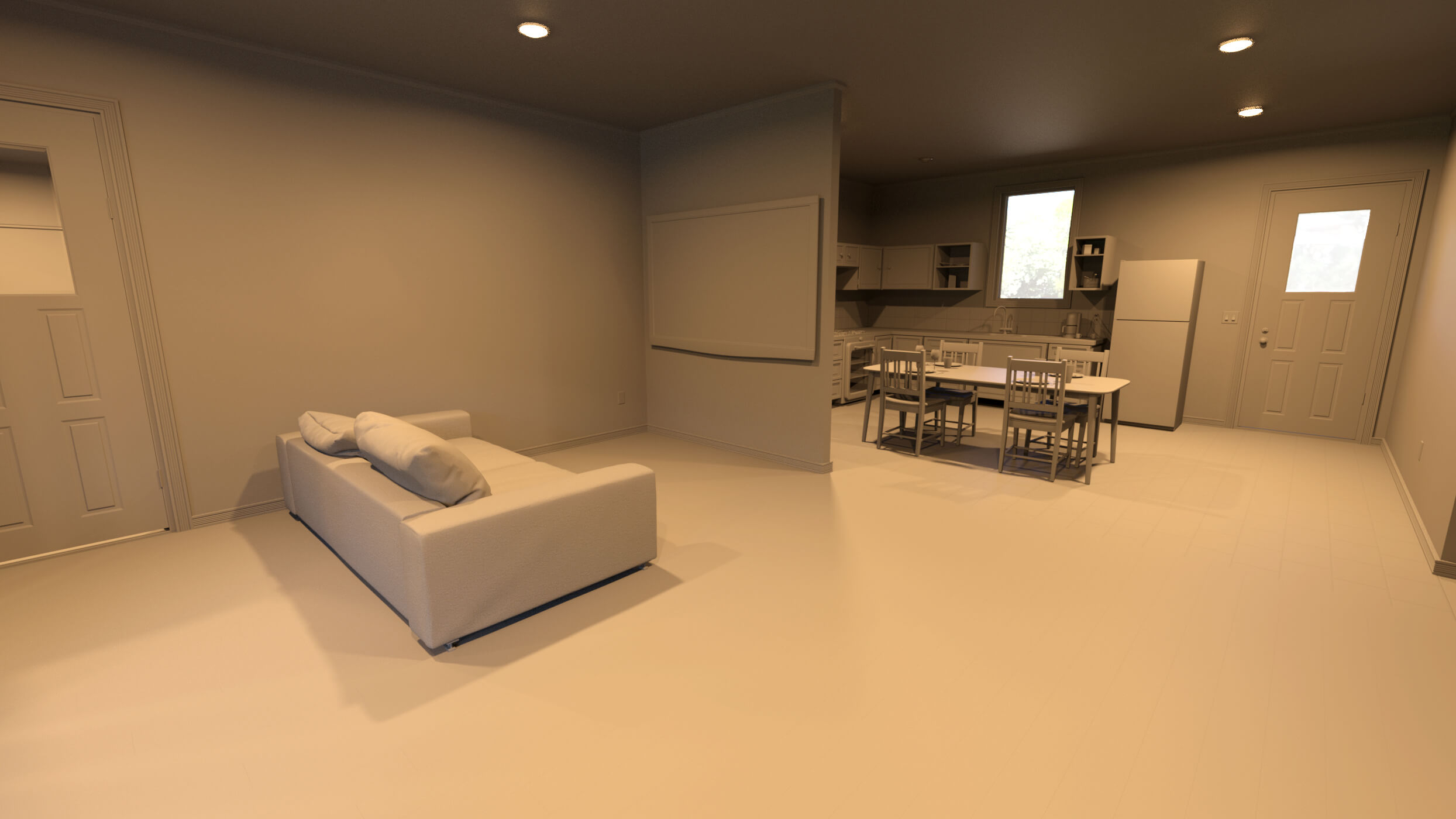 DD Three Bedroom House For Daz Studio by deathd