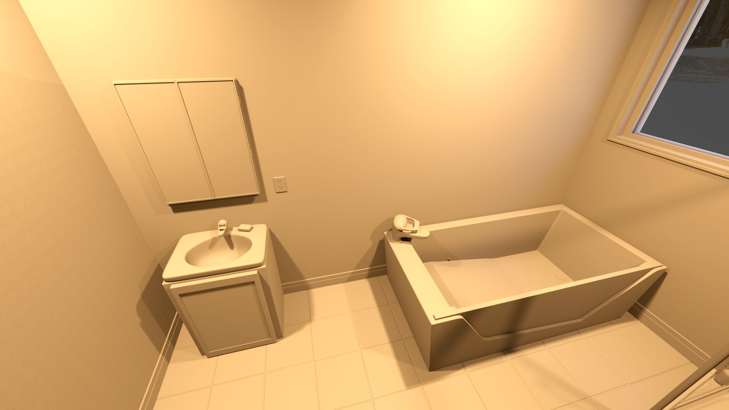 DD Three Bedroom House For Daz Studio by deathd