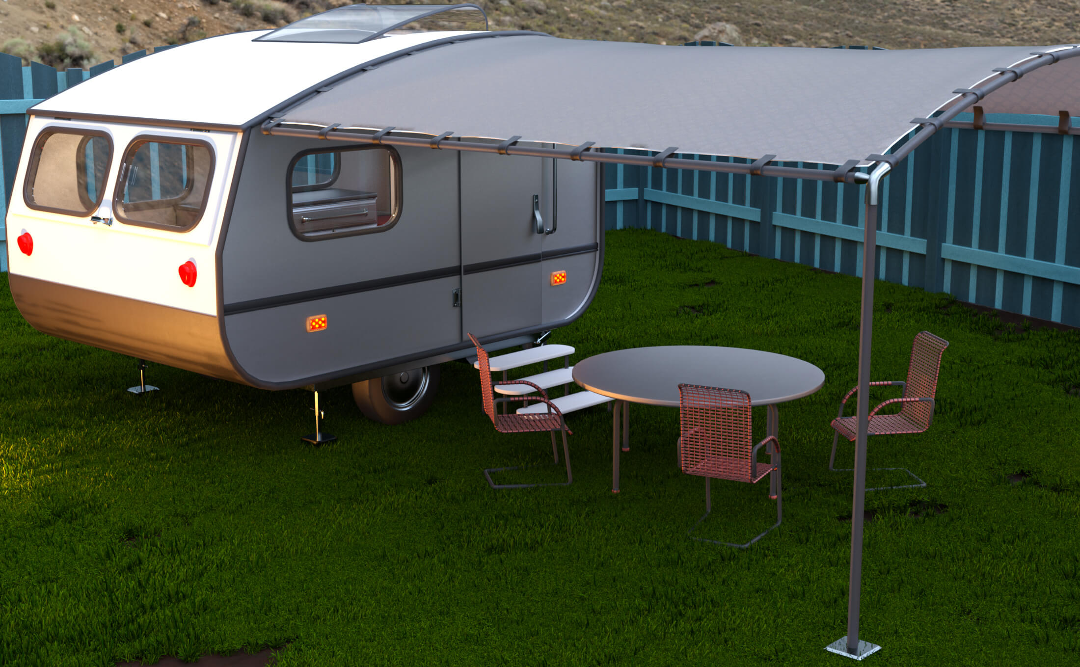 DD Mini Camper For DAZ Studio 3D Render, Digital Art by deathd