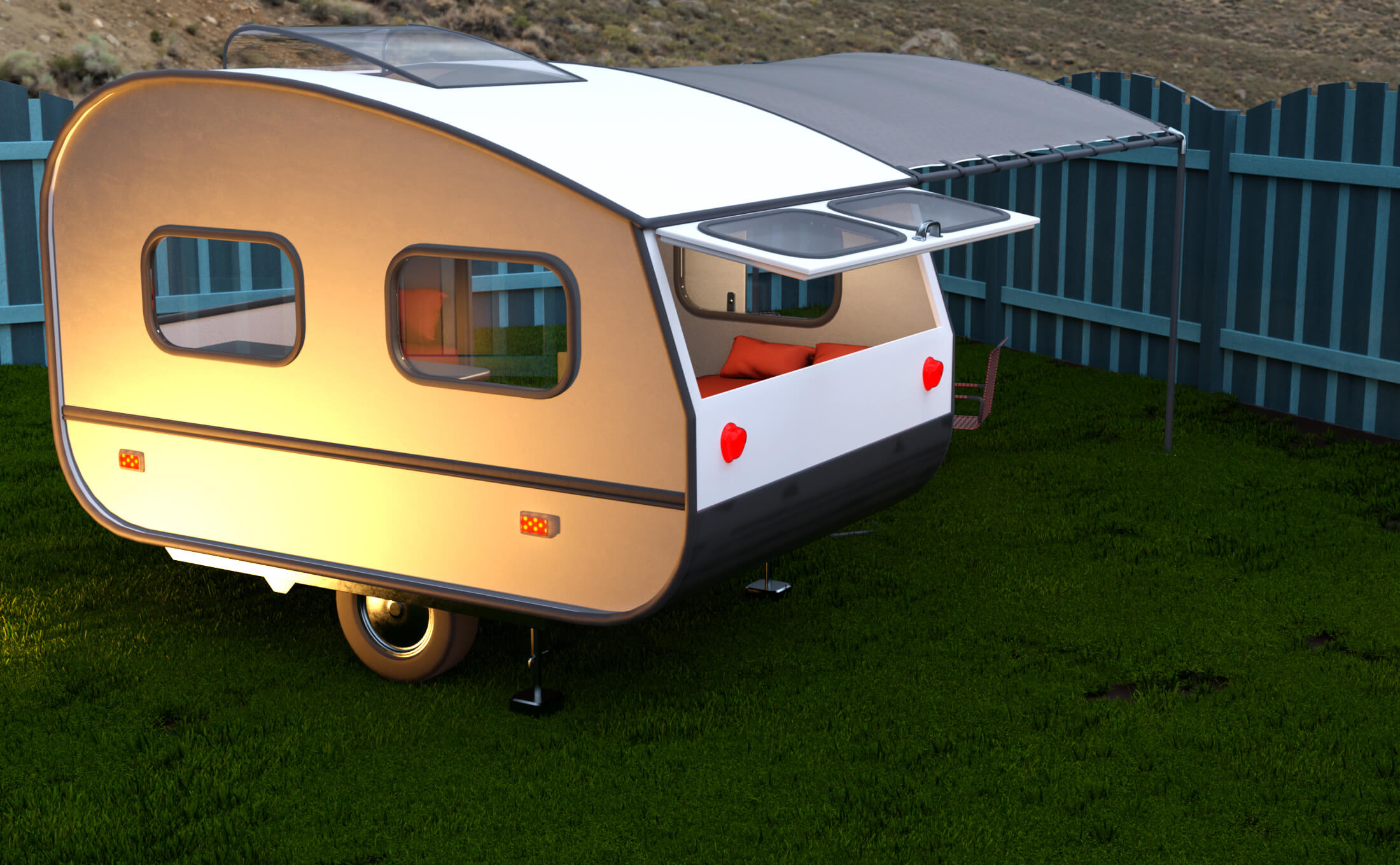 DD Mini Camper For DAZ Studio 3D Render, Digital Art by deathd