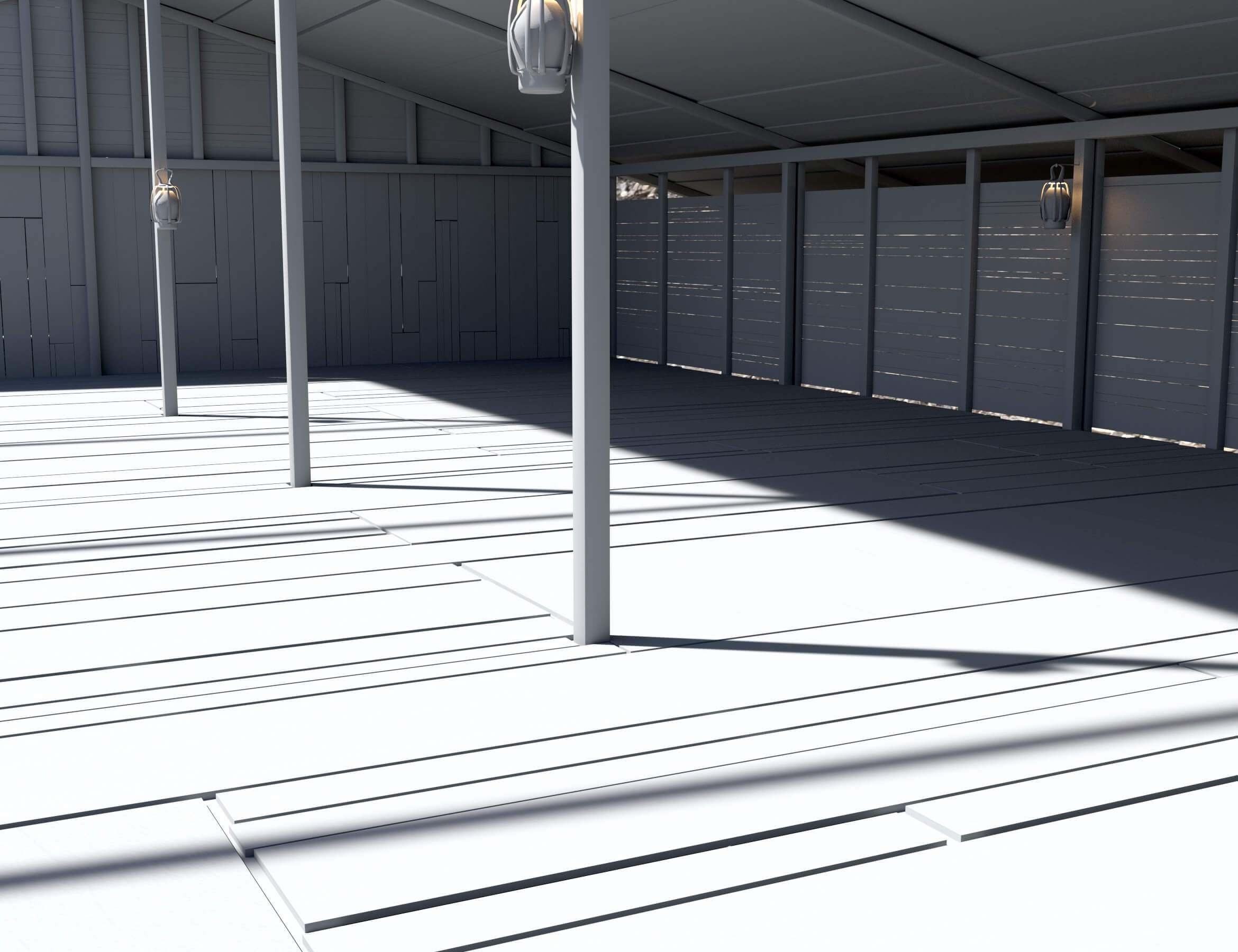 RacaleB Mess Hall and Firepit for DAZ Studio by deathd