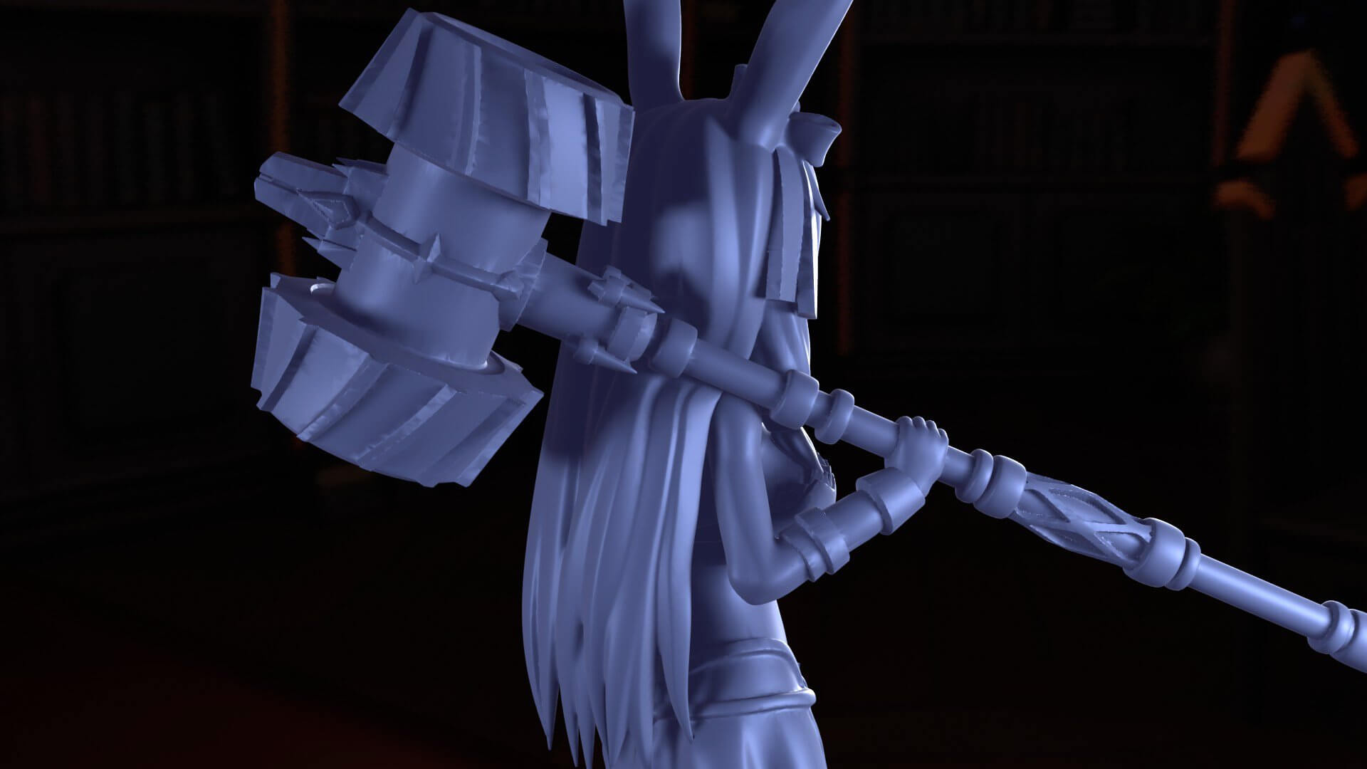 28mm Shea Haulia - Arifureta 3D Model by deathscythe124