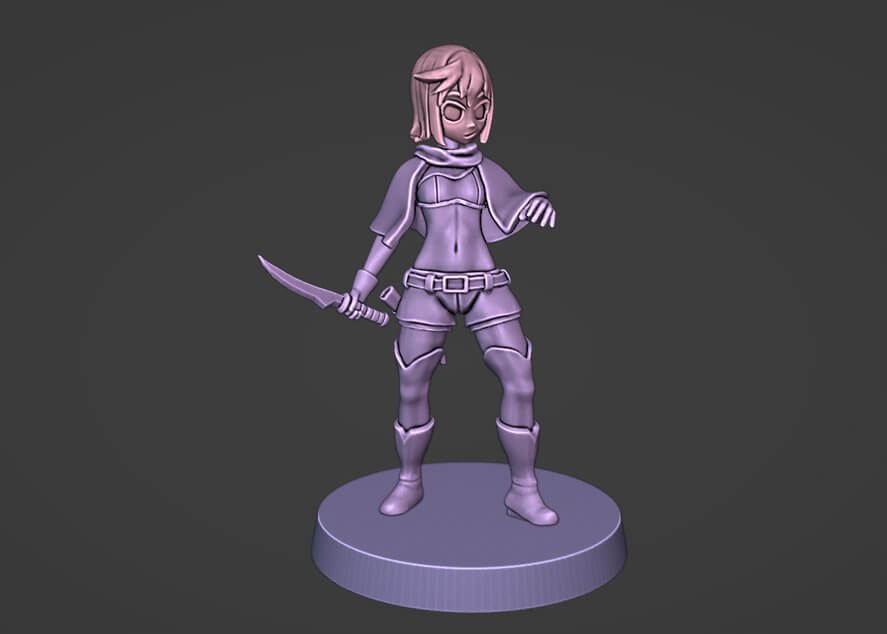 Chris for Konosuba Trpg/D&D - 3D Model by deathscythe124