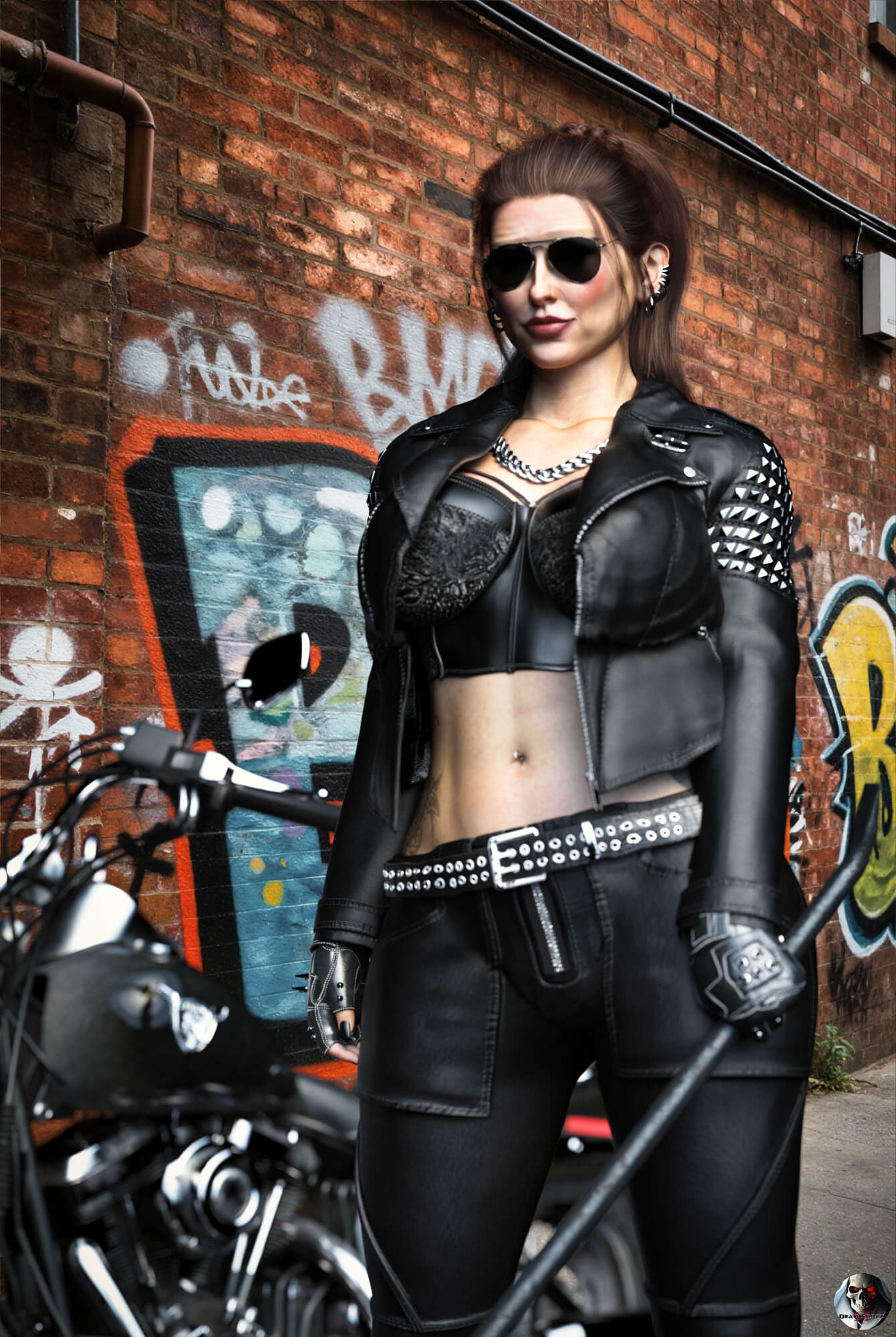 A Little Danger 3D Render, Digital Art by Deathstrike2