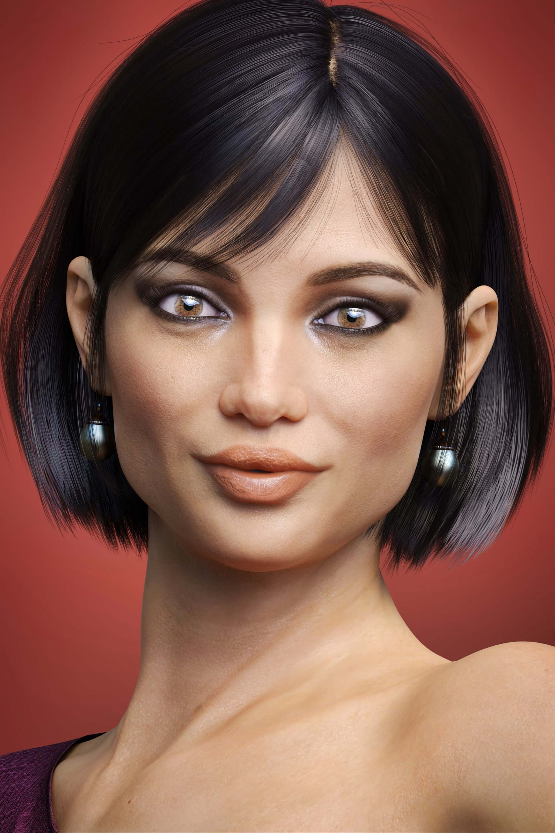 Amazing Lady 3D Render, Digital Art by Deathstrike2