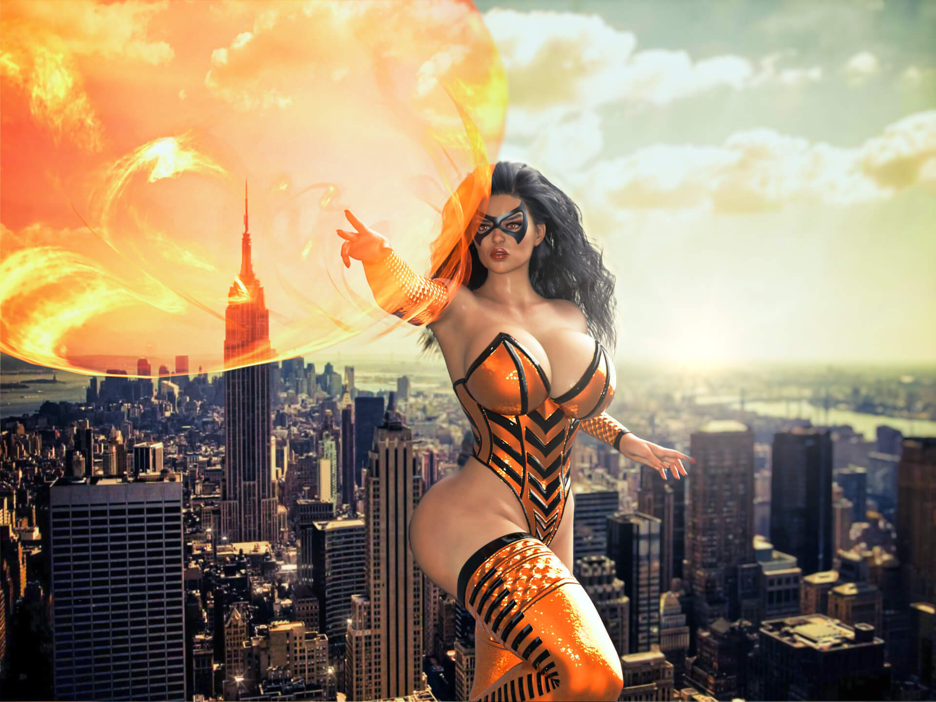 Blast 3d Render Digital Art By Deathstrike2