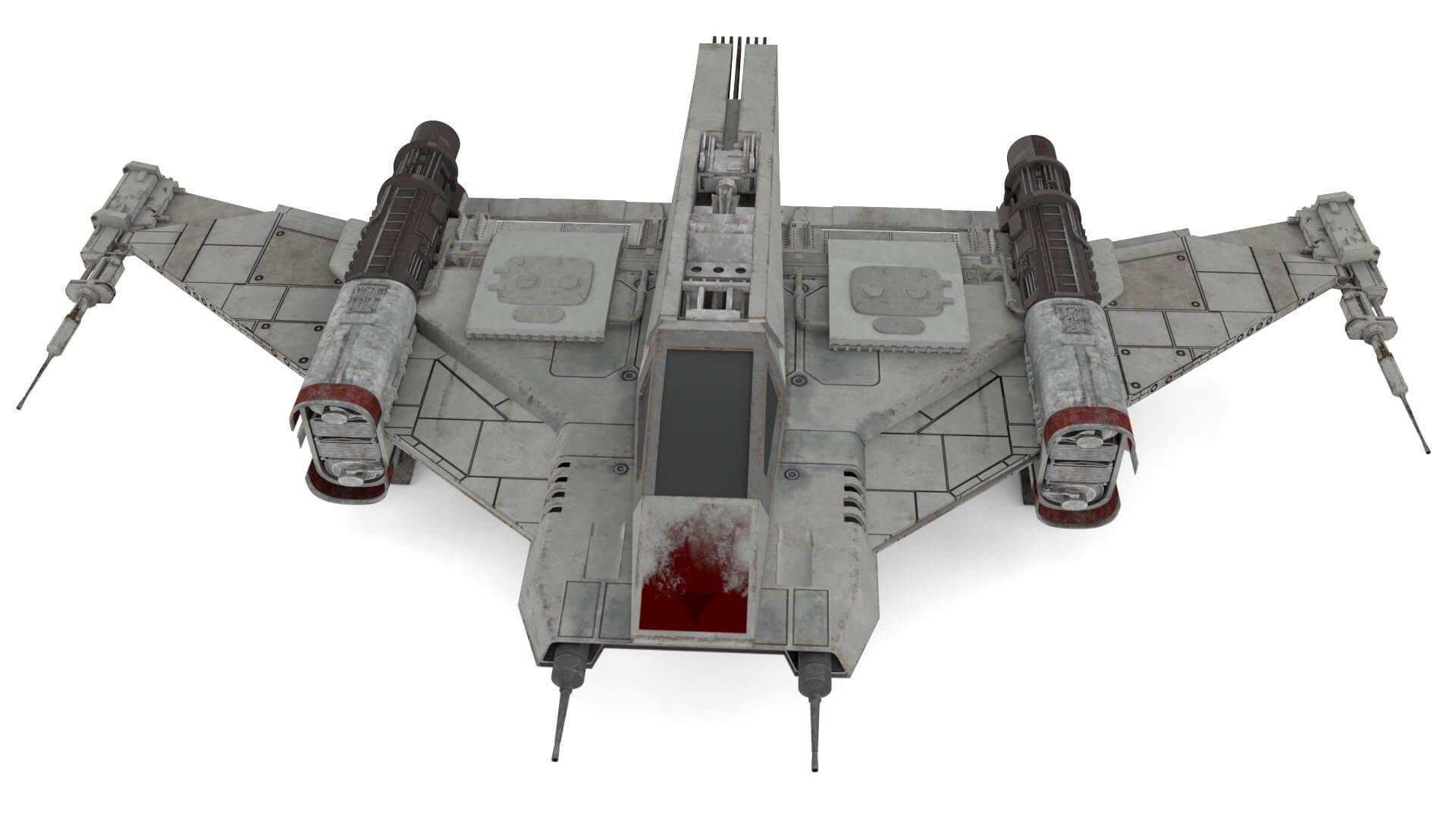 Spaceship 3D Render, Digital Art by Debanjan Mukherjee