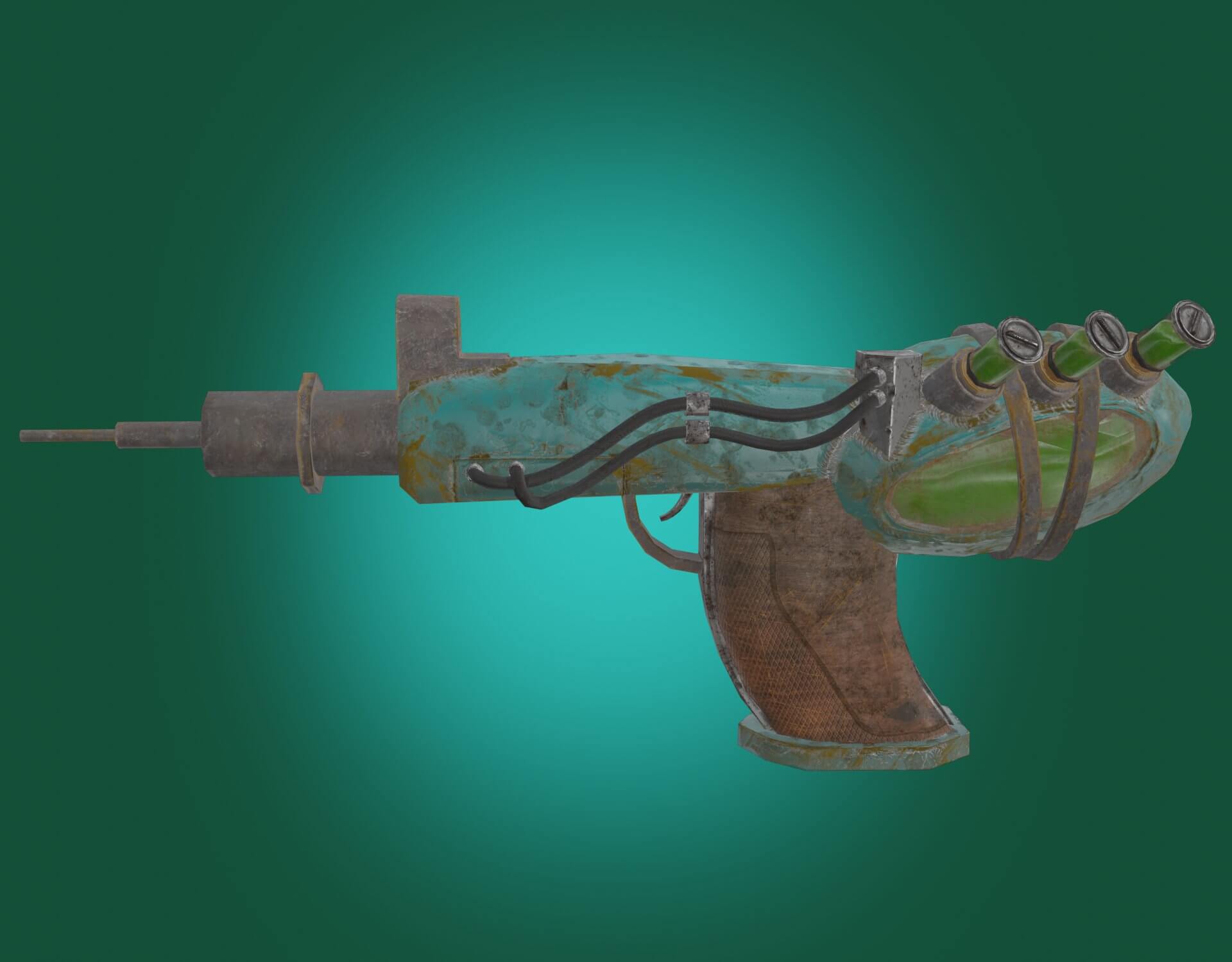 Post Apocalyptic Gun - 3D Model by Decay078