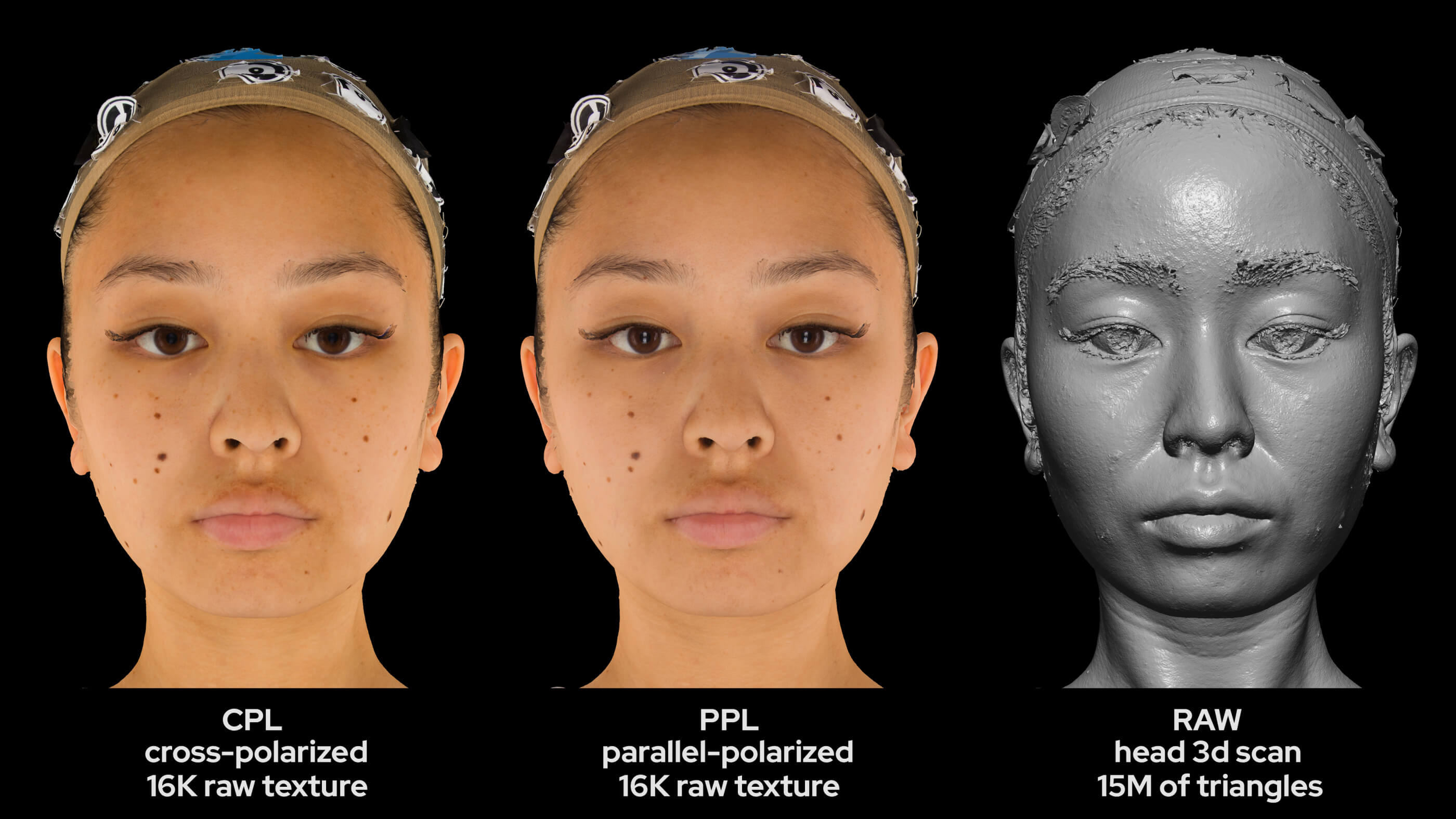 Asian Female 30S Head Scan 017 - 3D Model by deep3dstudio