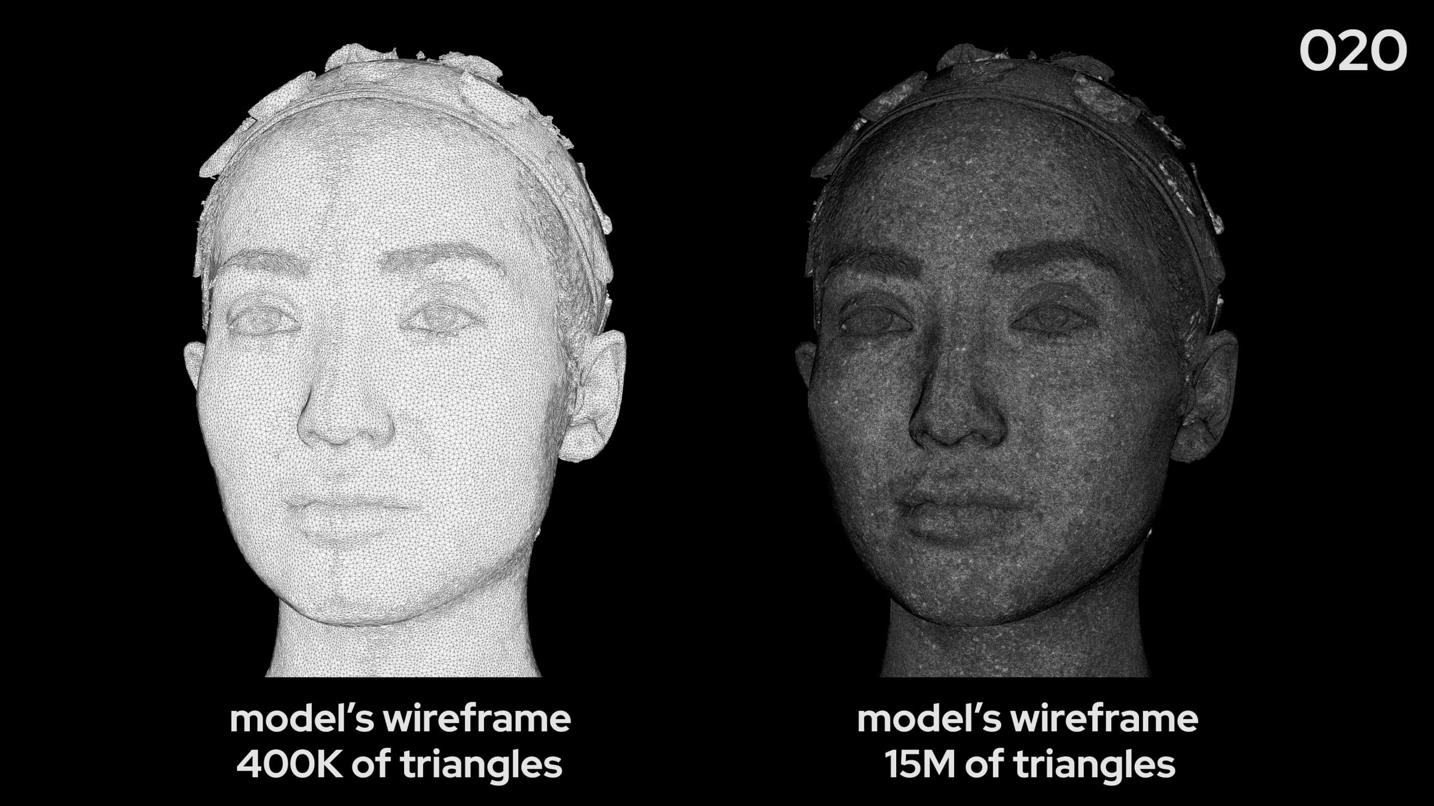 Asian Female 30S Head Scan 020 - 3D Model by deep3dstudio