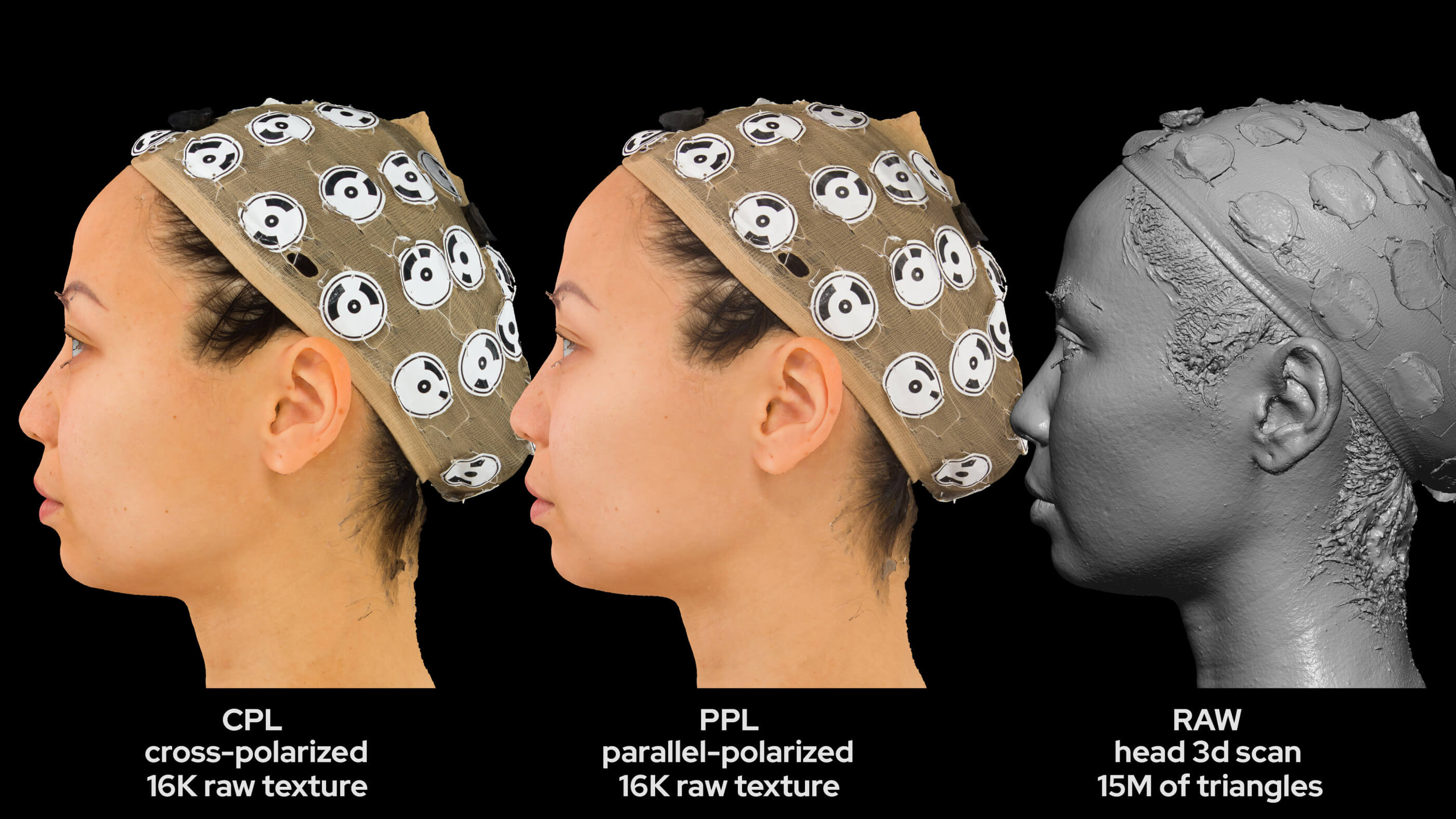 Asian Female 30S Head Scan 031 - 3D Model by deep3dstudio