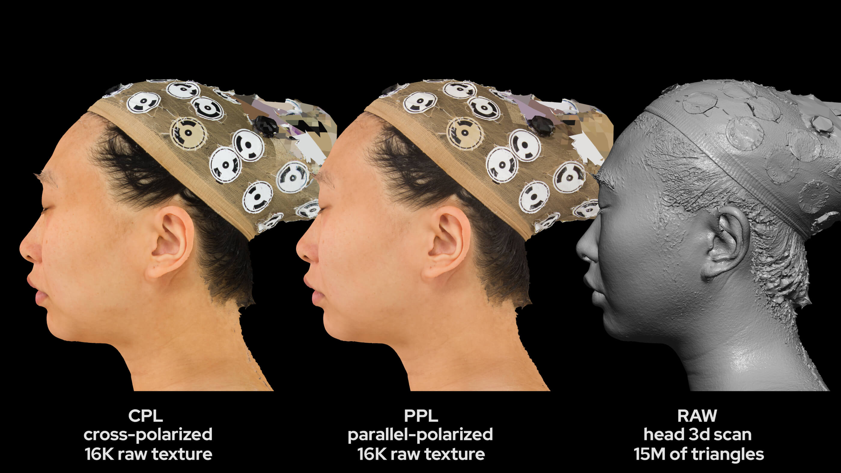 Asian Female 30S Head Scan 047 - 3D Model by deep3dstudio