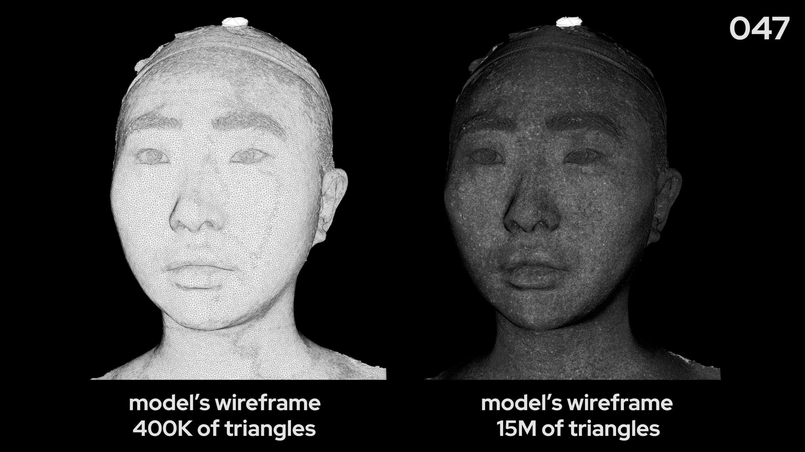 Asian Female 30S Head Scan 047 - 3D Model by deep3dstudio